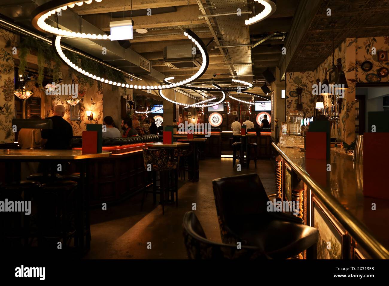 Bristol, England- March 29, 2024: Typical british pub called Flight ...