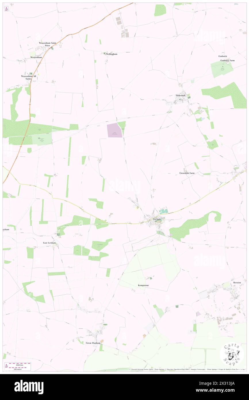 Litcham, Norfolk, GB, United Kingdom, England, N 52 43' 55'', N 0 46 ...