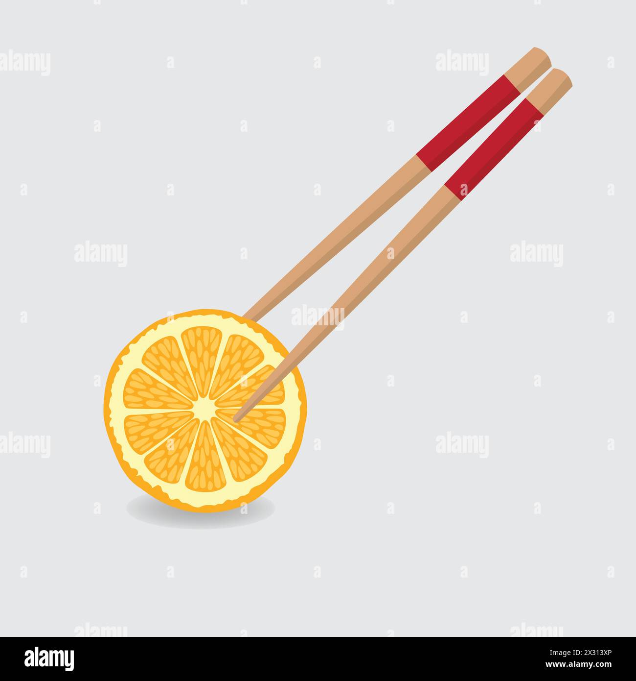 Chopsticks holding food Stock Vector Images - Alamy