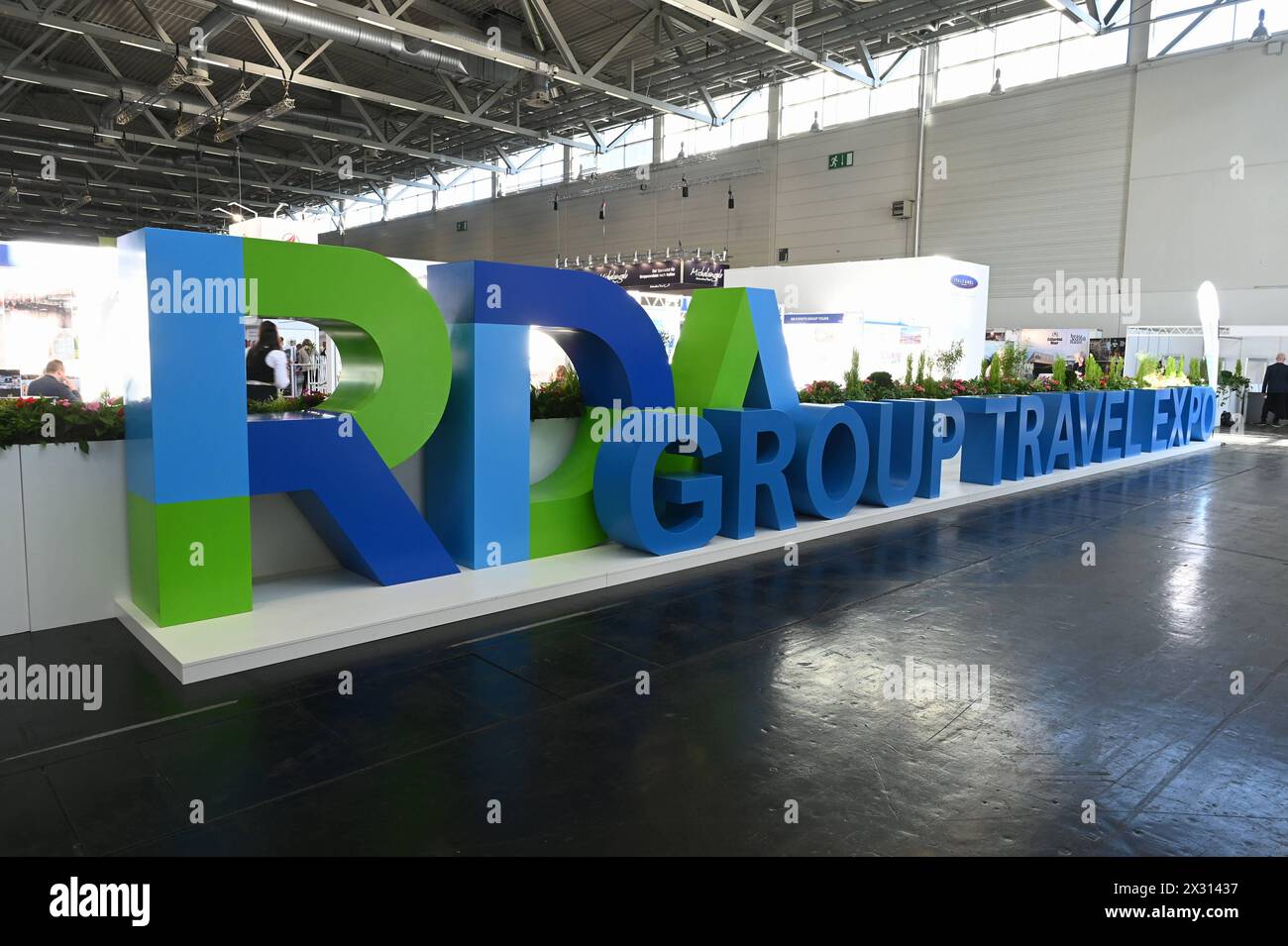 Der Eingang zur RDA Group Travel Expo 2024 - vormals RDA Workshop - die ...