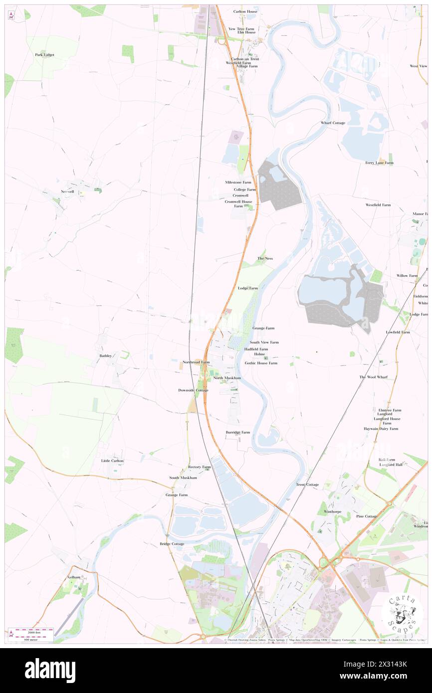North Muskham, Nottinghamshire, GB, United Kingdom, England, N 53 7' 40 ...