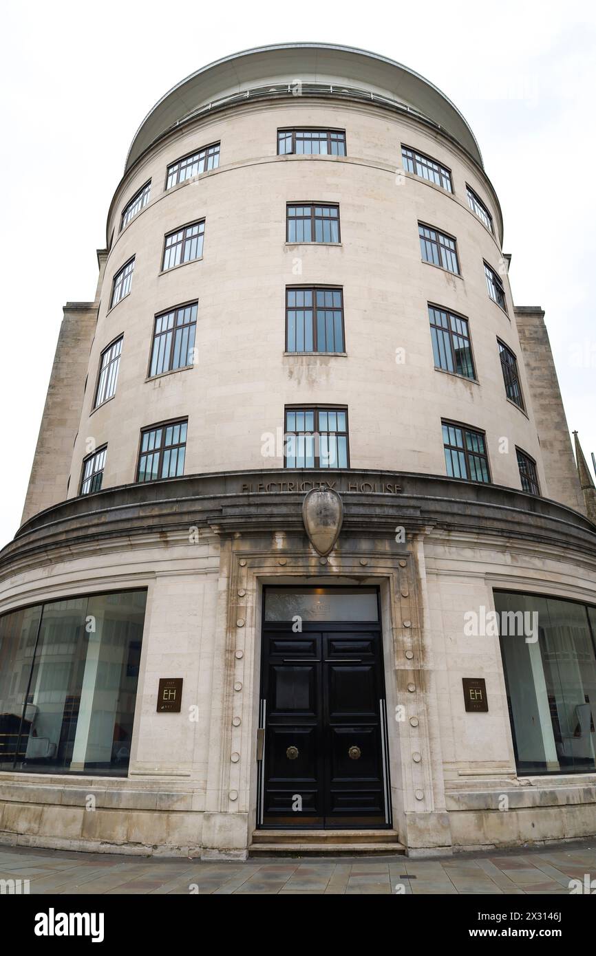 Bristol, England- March 30, 2024: The refurbished Electricity House in ...