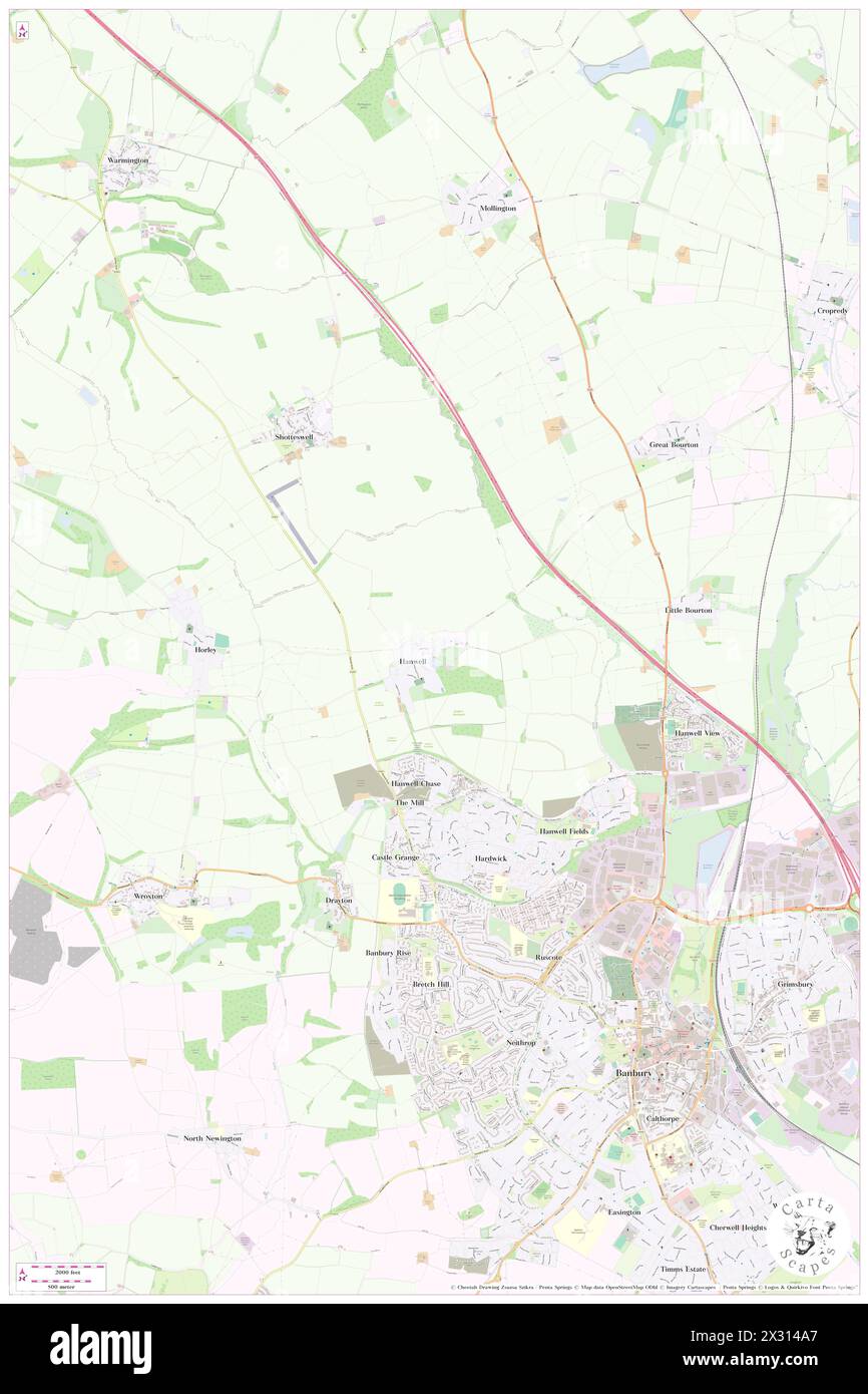 Hanwell, Oxfordshire, GB, United Kingdom, England, N 52 5' 26'', S 1 21 ...