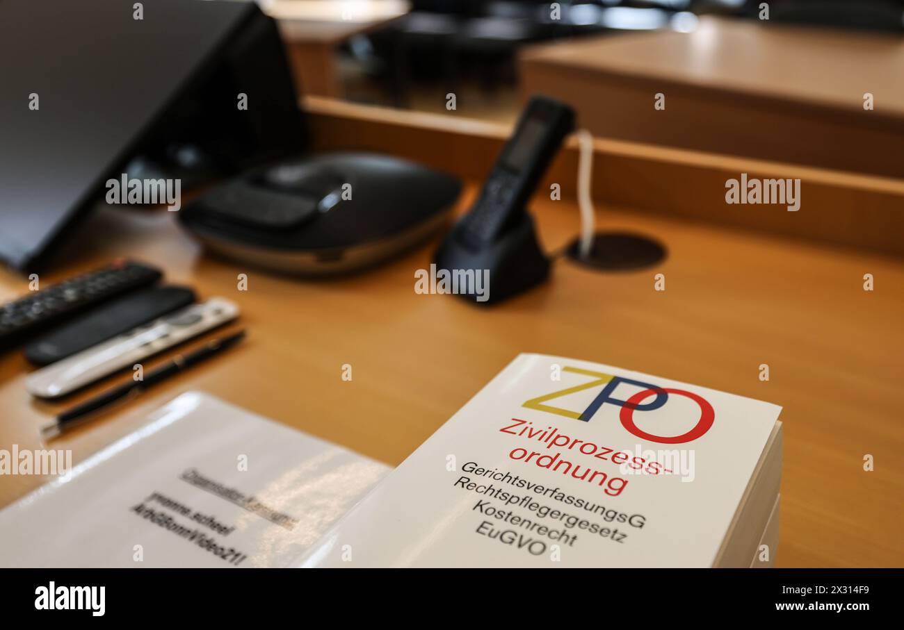 Bonn, Germany. 24th Apr, 2024. The Code of Civil Procedure (ZPO) is on ...
