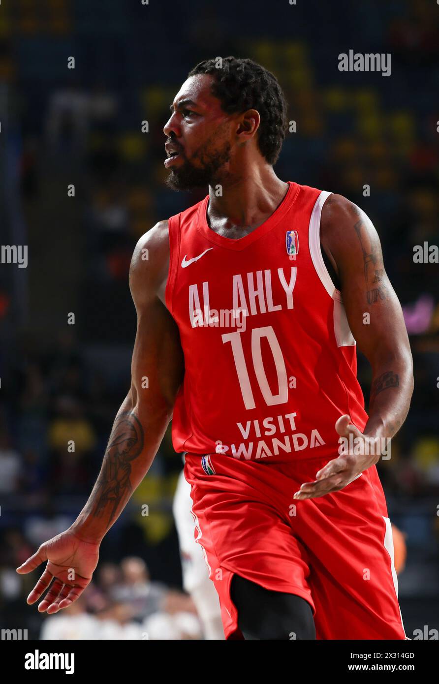 CAIRO, EGYPT - APRIL 22: Mark Steven Lyons of Al Ahly in match against ...