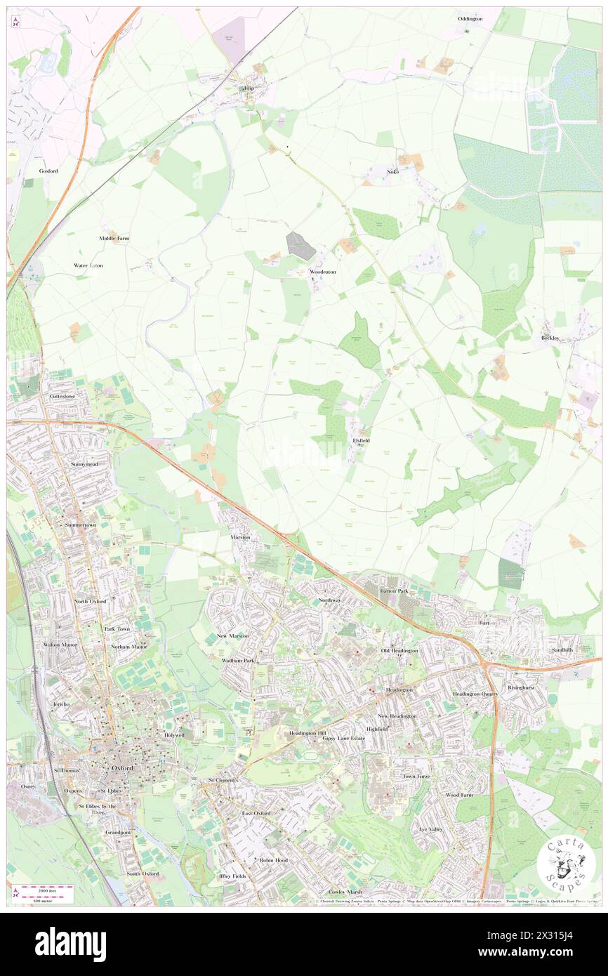 Elsfield, Oxfordshire, GB, United Kingdom, England, N 51 47' 4'', S 1 ...