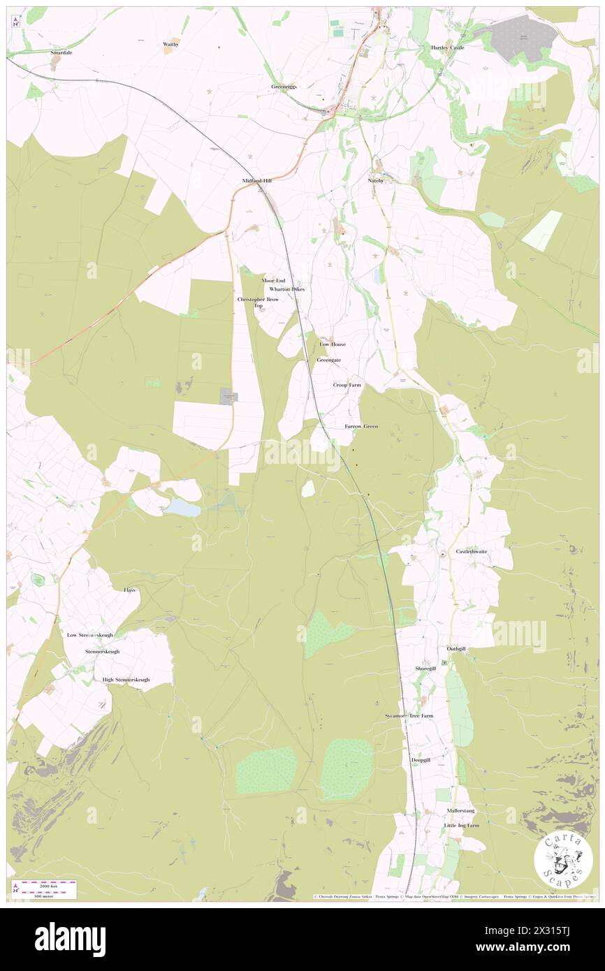 Wharton map Cut Out Stock Images & Pictures - Alamy