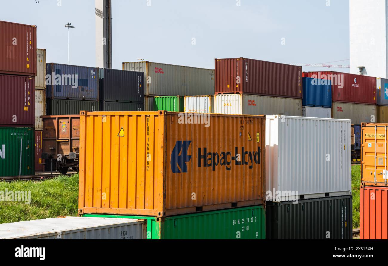 Container terminal basel hi-res stock photography and images - Alamy