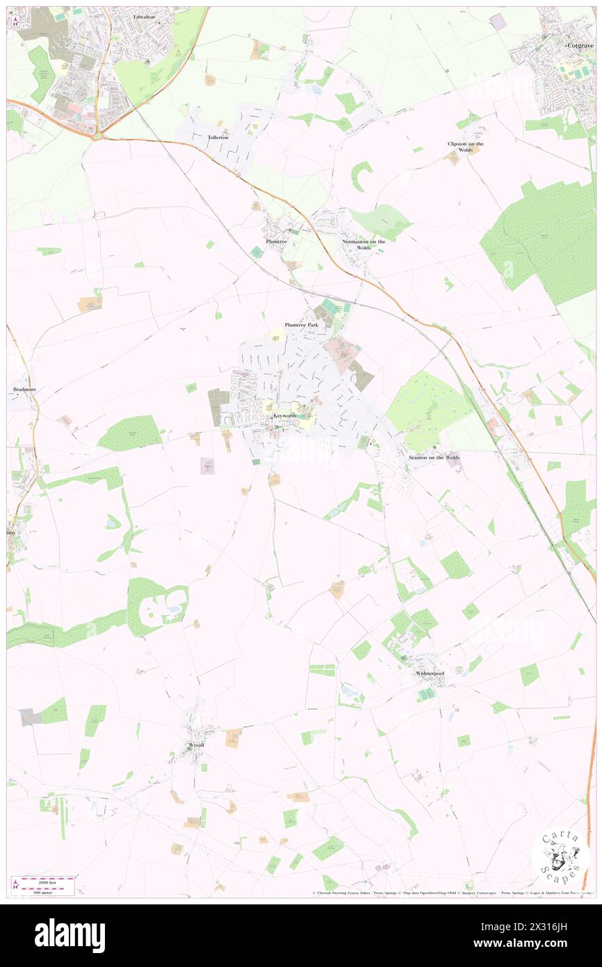 Keyworth, Nottinghamshire, GB, United Kingdom, England, N 52 52' 8'', S ...