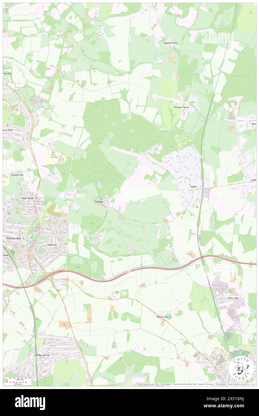 Northaw and Cuffley, Hertfordshire, GB, United Kingdom, England, N 51 ...