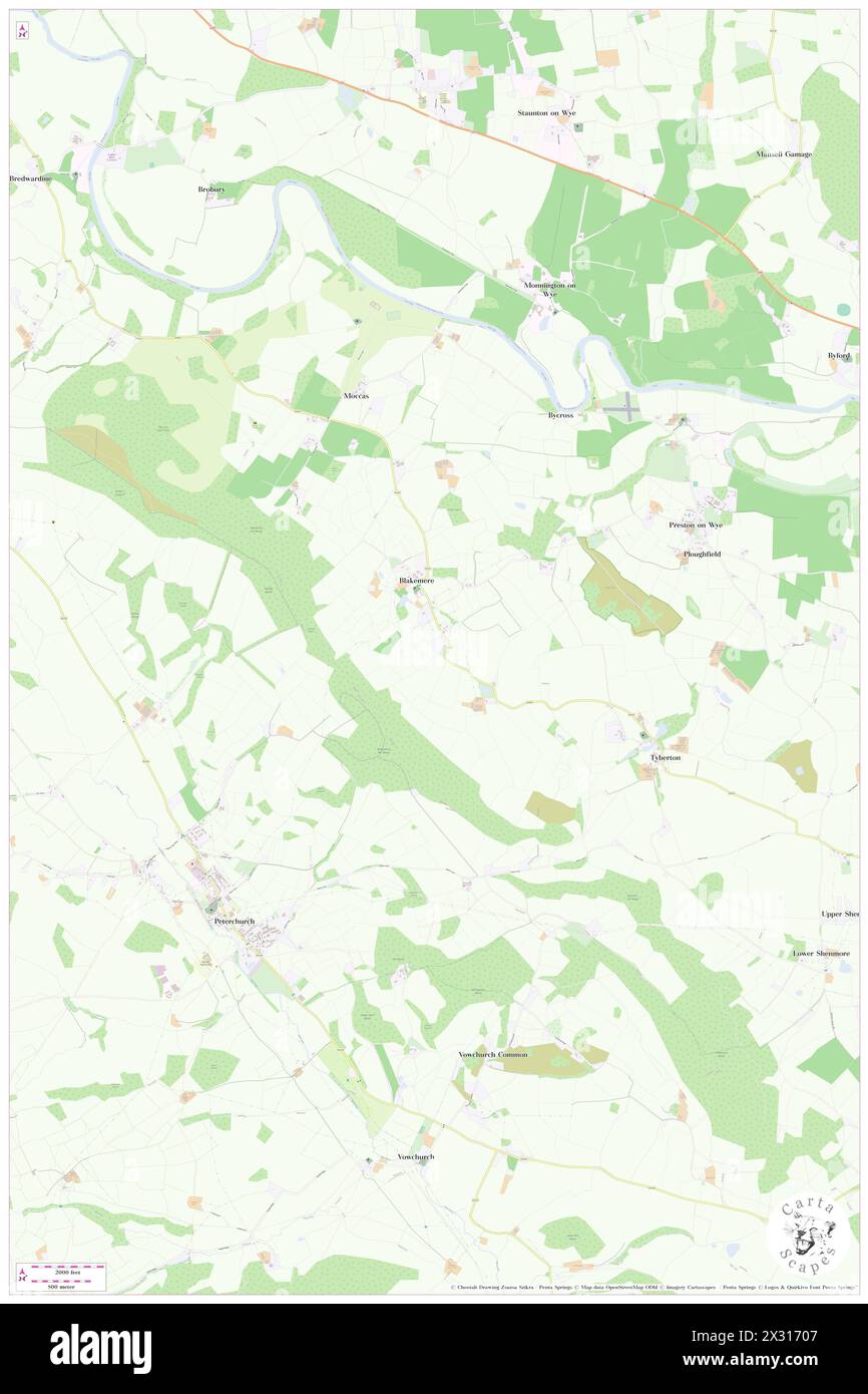 Blakemere, Herefordshire, GB, United Kingdom, England, N 52 3' 36'', S ...