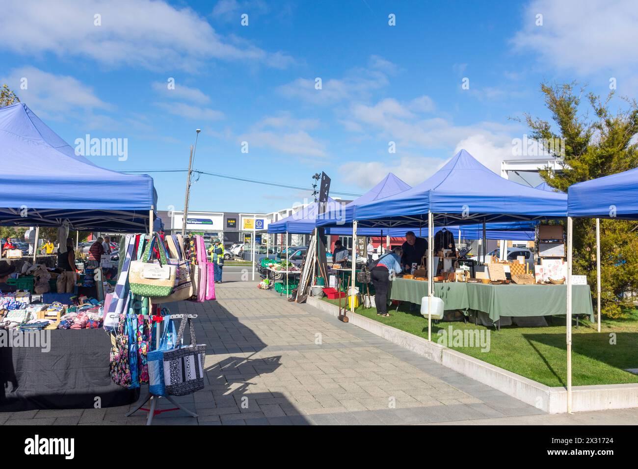 Lincoln Farmers & Craft Market stalls, Meyenberg Square, Gerald Street ...