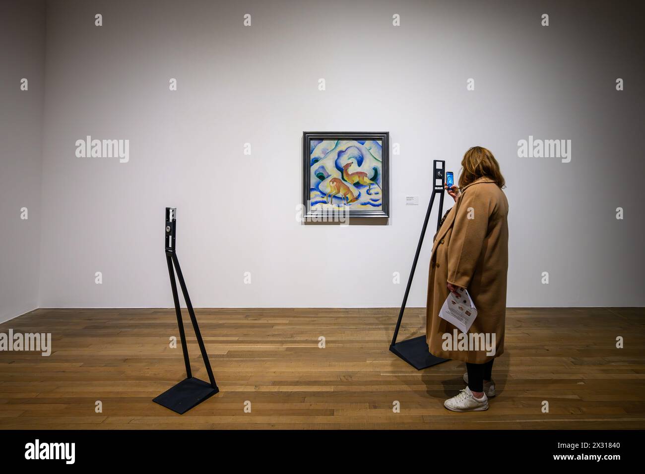 London, UK, 23rd April 2024, An international circle of friends in the ...