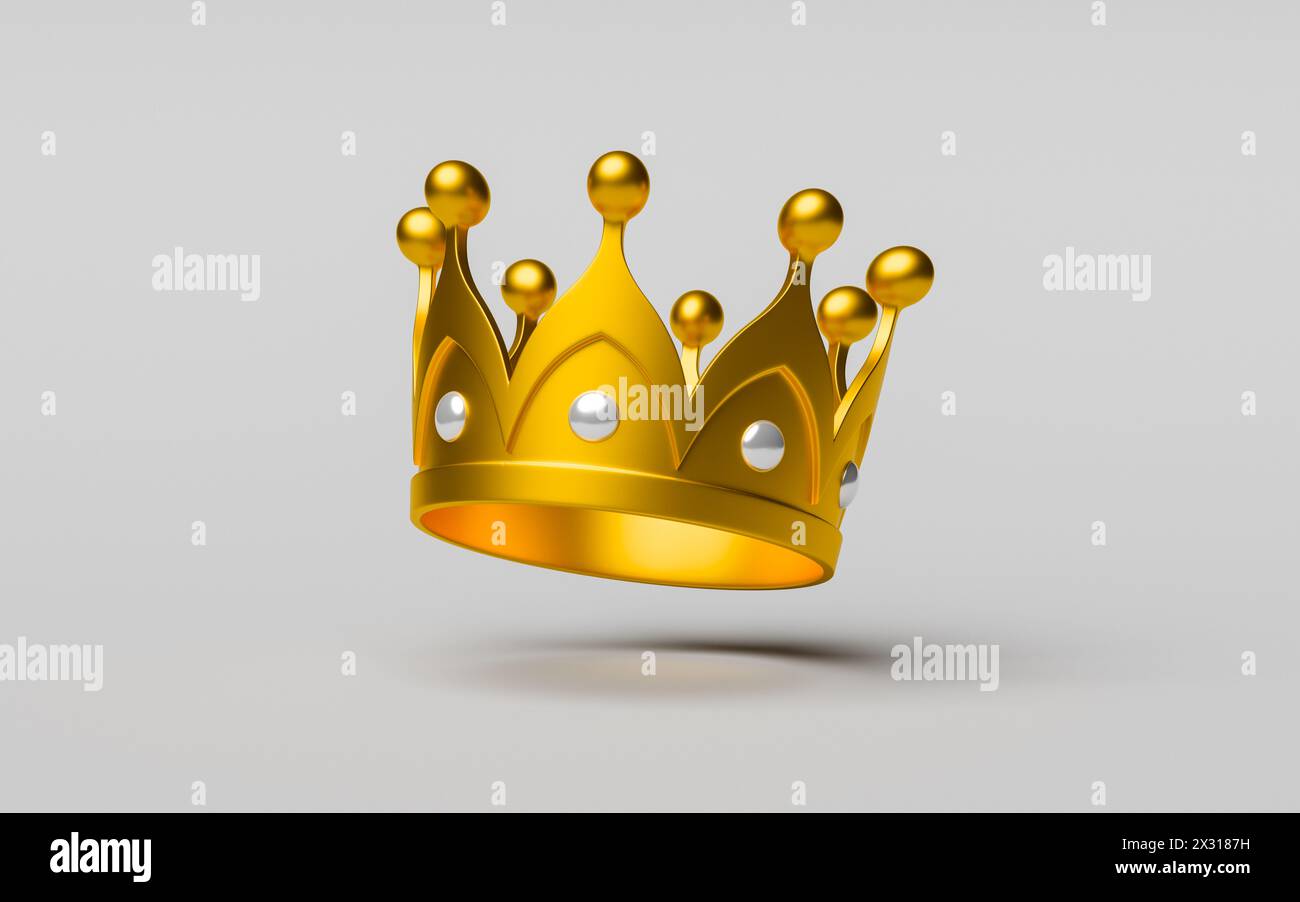 Golden jewel crown hi-res stock photography and images - Alamy