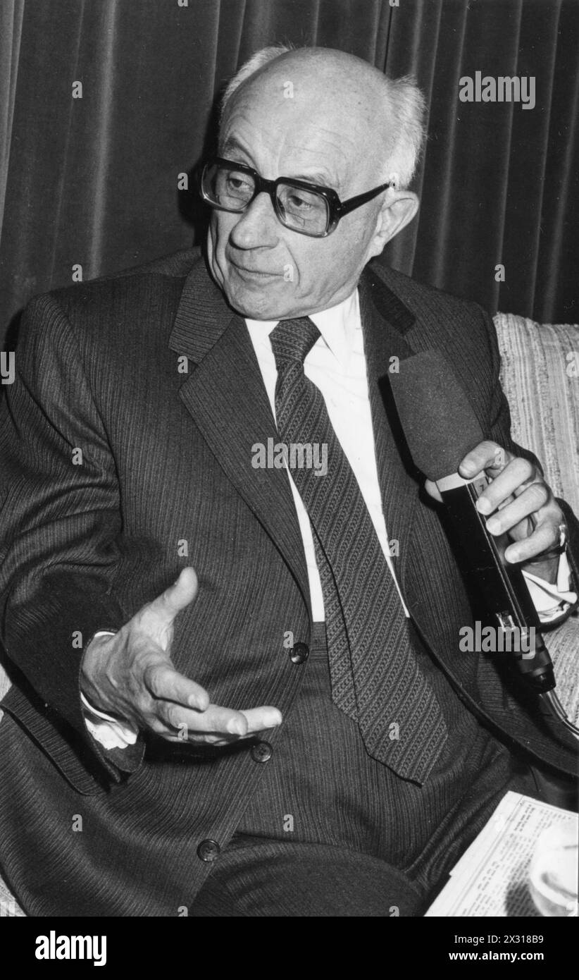 Seidel, Alfred, German counsel, during the book presentation of Rudolf ...