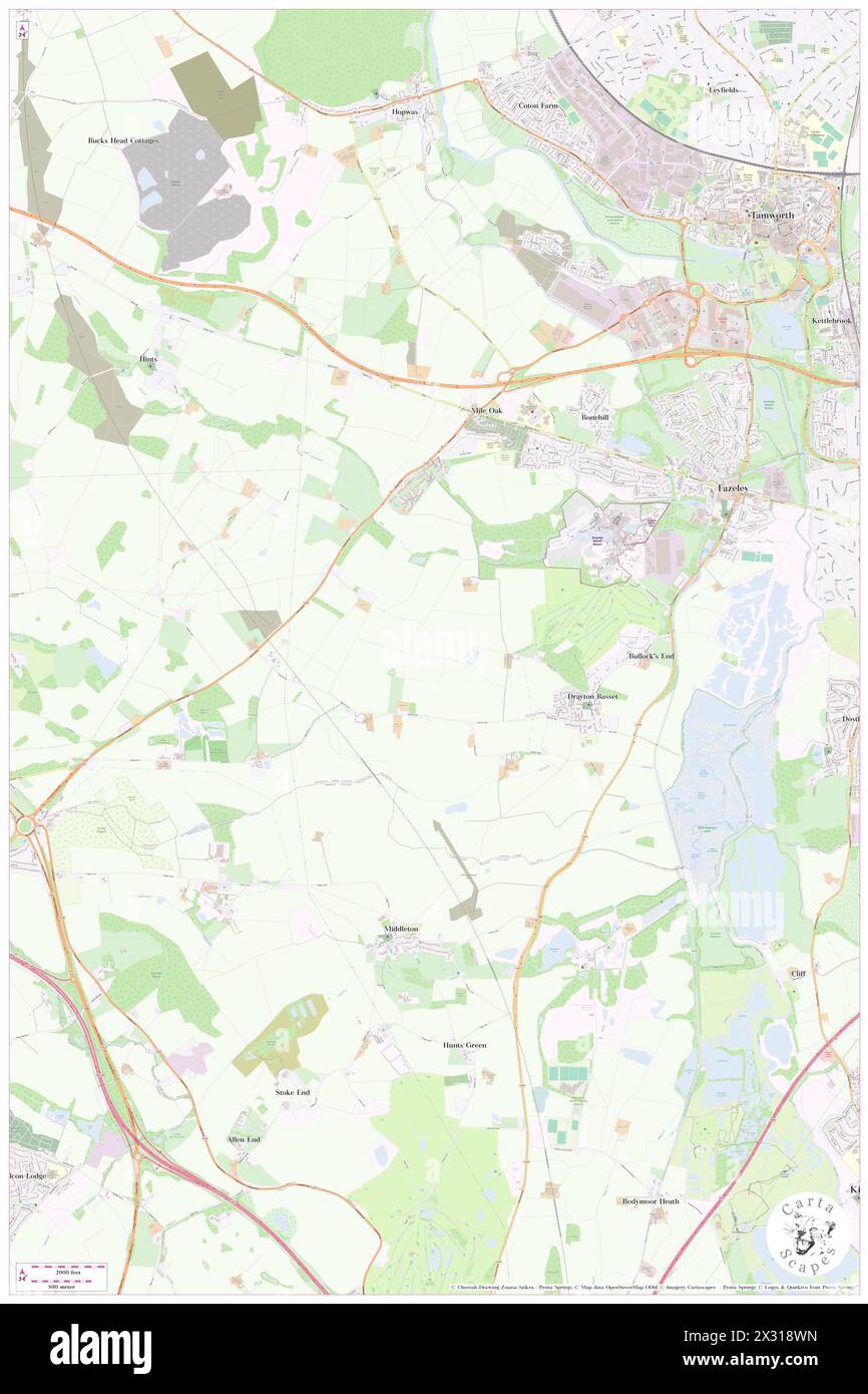 Map of bassett hi-res stock photography and images - Alamy