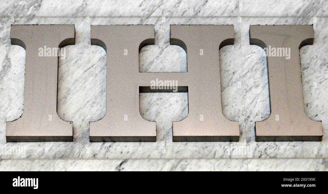 A photo shows a logo of IHI Corporation (Ishikawajima-Harima Heavy ...