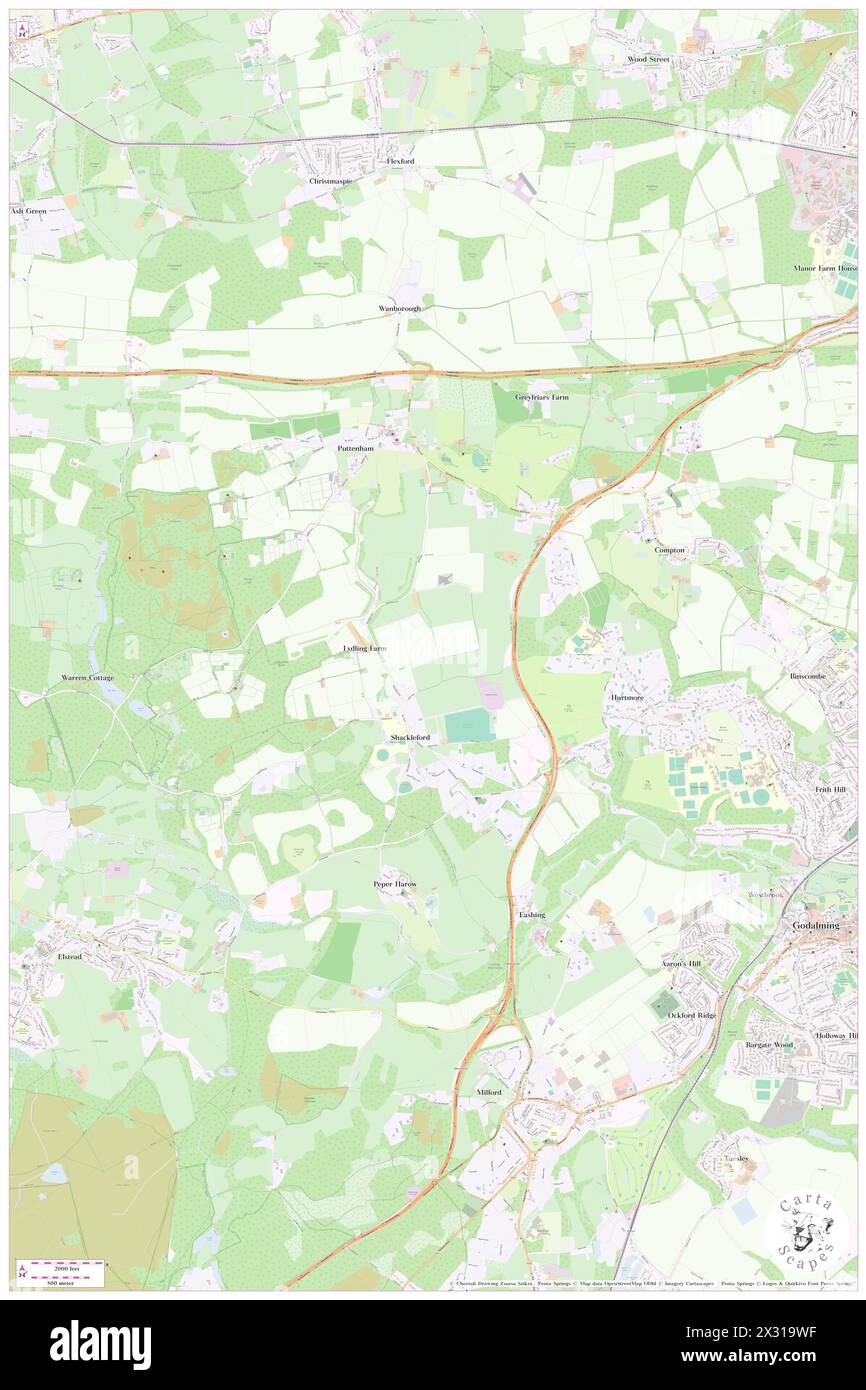 Shackleford, Surrey, GB, United Kingdom, England, N 51 12' 22'', S 0 39 ...