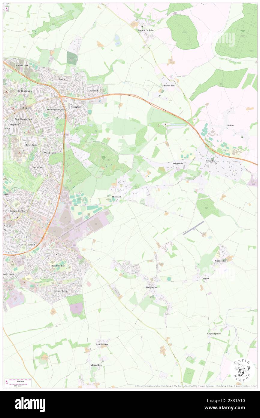 Horspath, Oxfordshire, GB, United Kingdom, England, N 51 44' 19'', S 1 ...