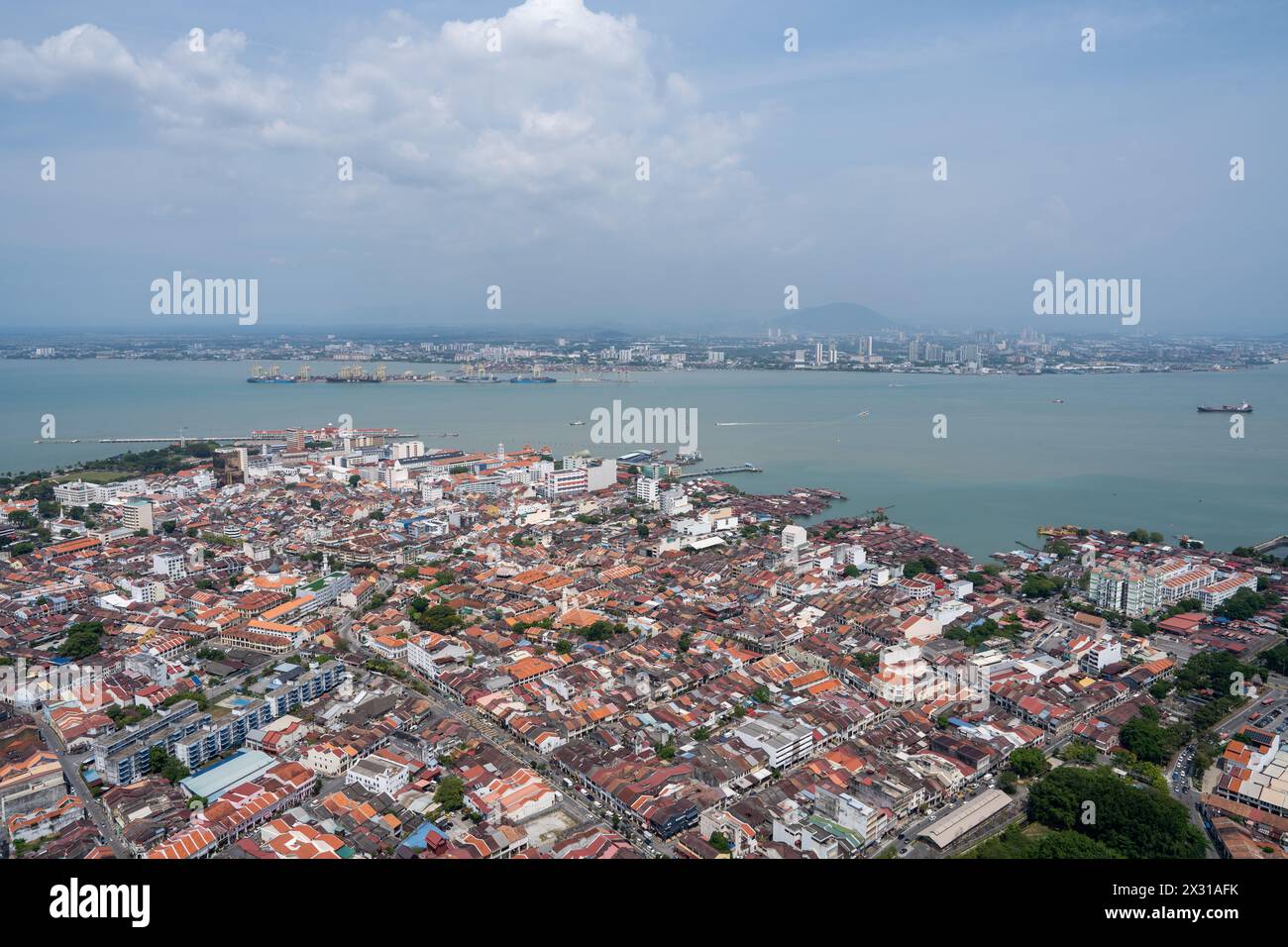 View the City of Georgetown on Penang Island in Malaysia Southeast Asia ...