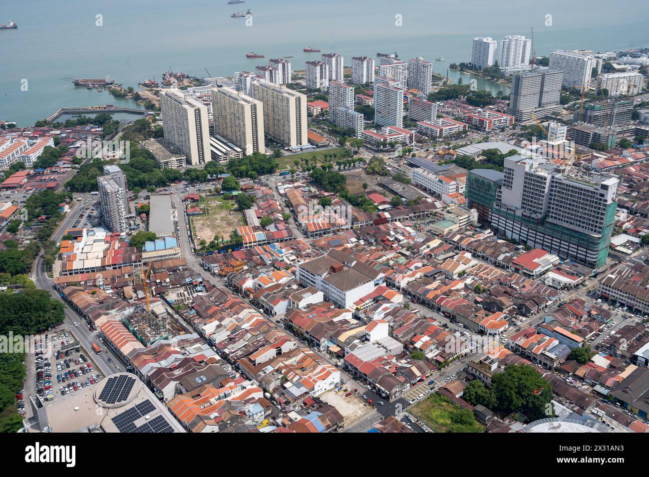 View the City of Georgetown on Penang Island in Malaysia Southeast Asia ...