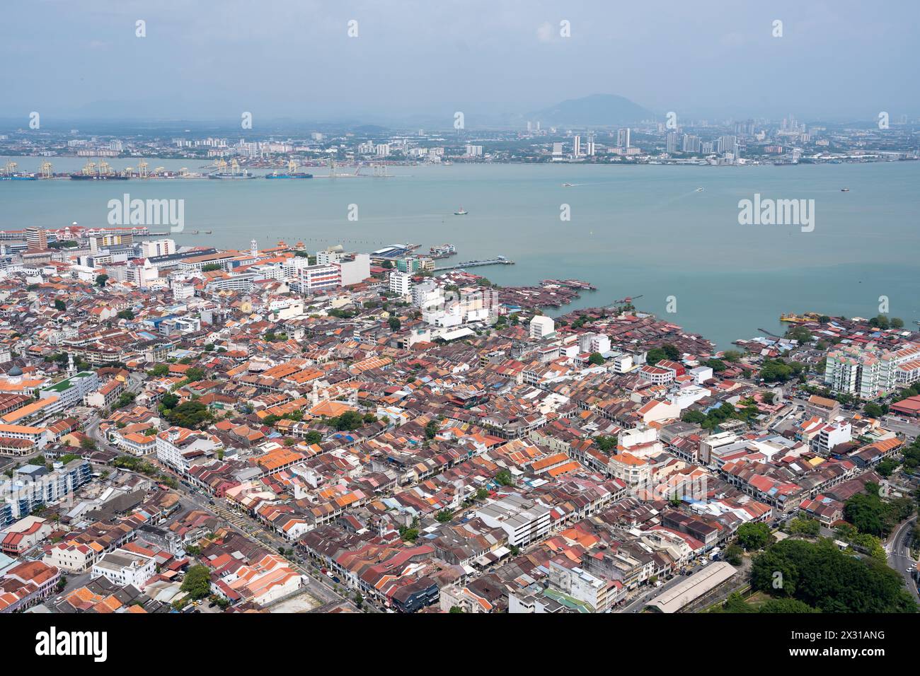 View the City of Georgetown on Penang Island in Malaysia Southeast Asia ...