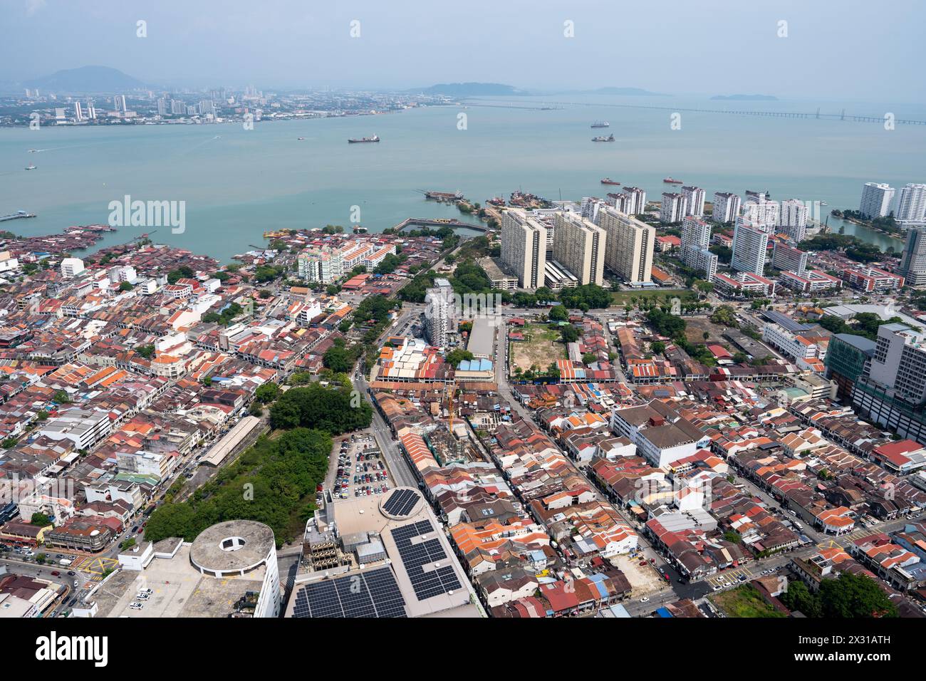 View the City of Georgetown on Penang Island in Malaysia Southeast Asia ...