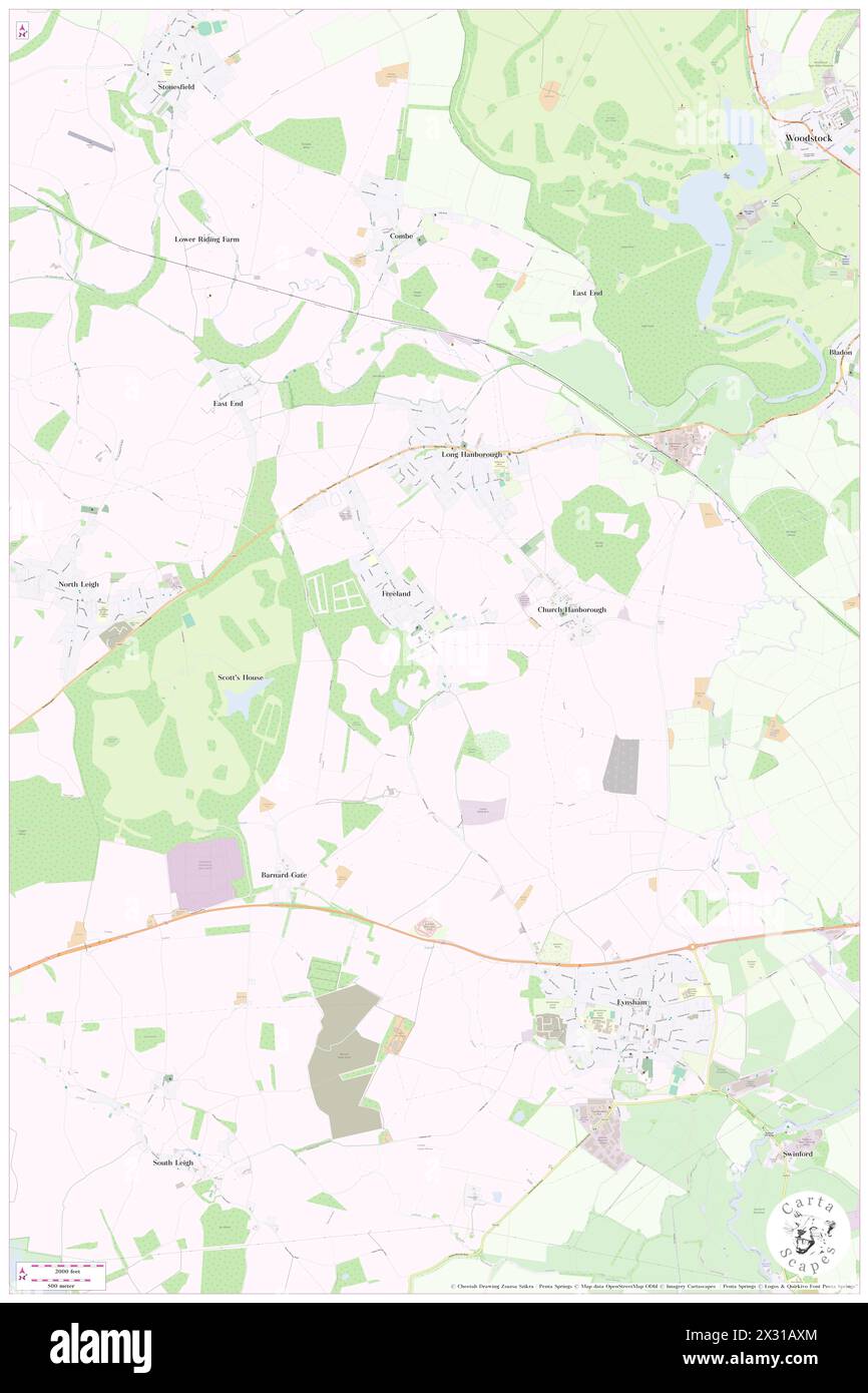 Freeland, Oxfordshire, GB, United Kingdom, England, N 51 48' 35'', S 1 ...