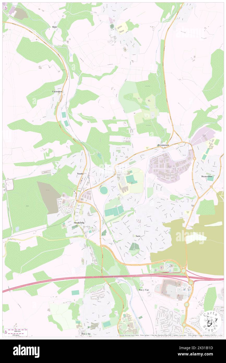Ynysawdre, Bridgend county borough, GB, United Kingdom, Wales, N 51 32 ...