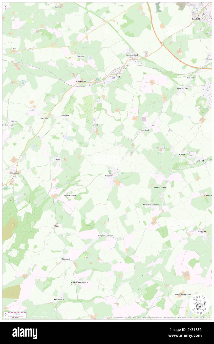 Longden, Shropshire, GB, United Kingdom, England, N 52 39' 22'', S 2 49 ...