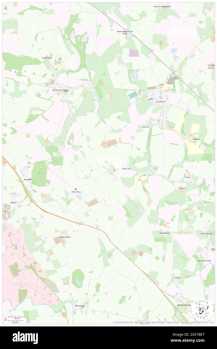 Map of ness city hi-res stock photography and images - Alamy