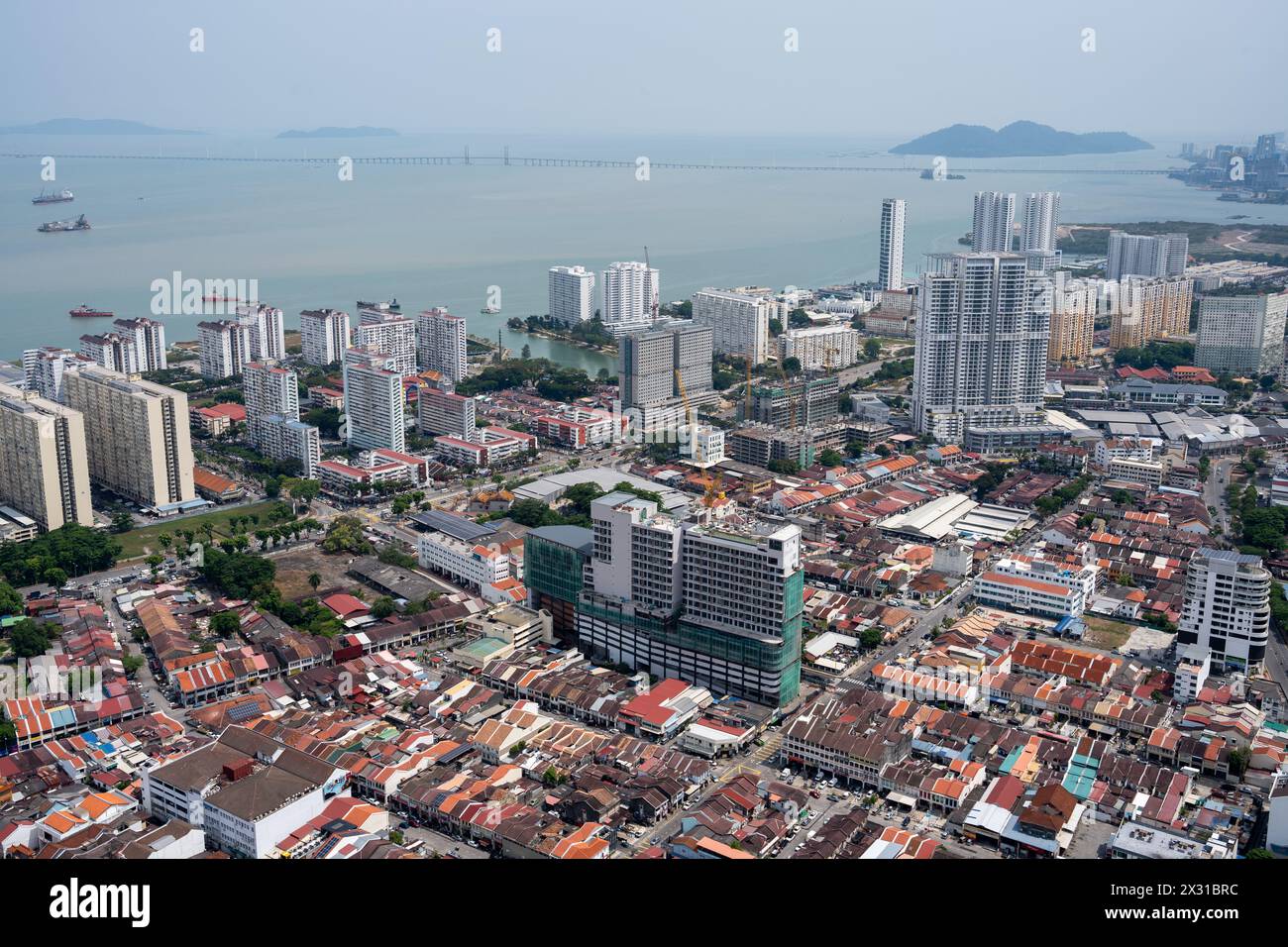 View the City of Georgetown on Penang Island in Malaysia Southeast Asia ...