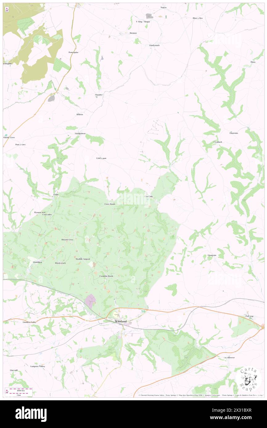 Llanboidy, Carmarthenshire, GB, United Kingdom, Wales, N 51 52' 37'', S ...
