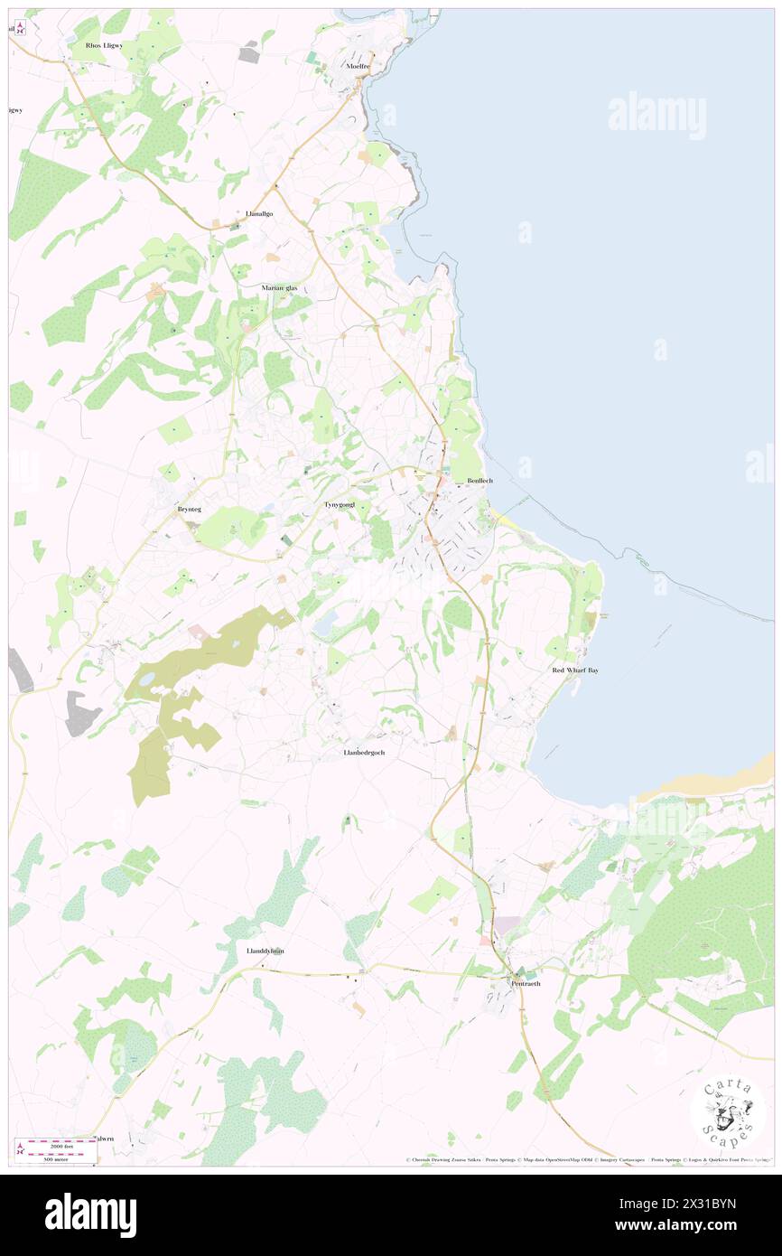 Llanfair-Mathafarn-Eithaf, Anglesey, GB, United Kingdom, Wales, N 53 18 ...