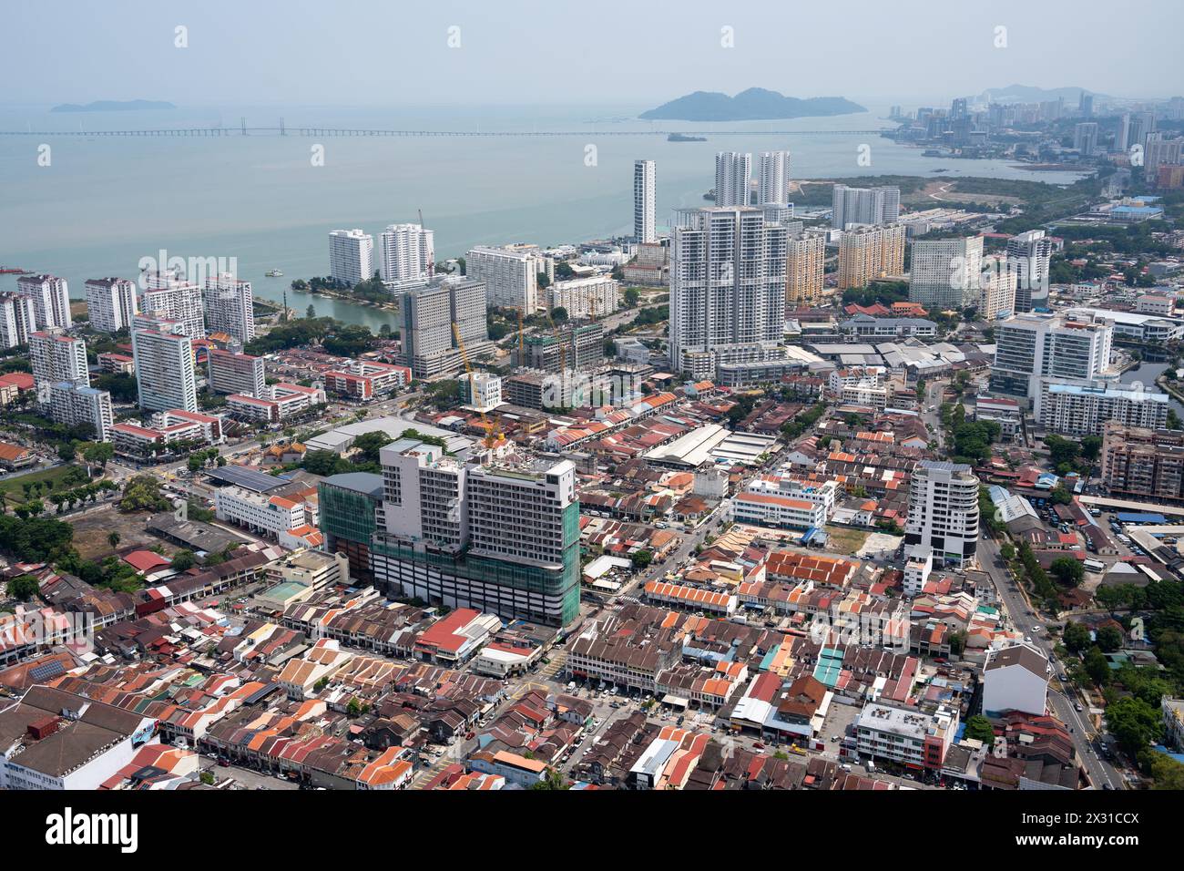 View the City of Georgetown on Penang Island in Malaysia Southeast Asia ...