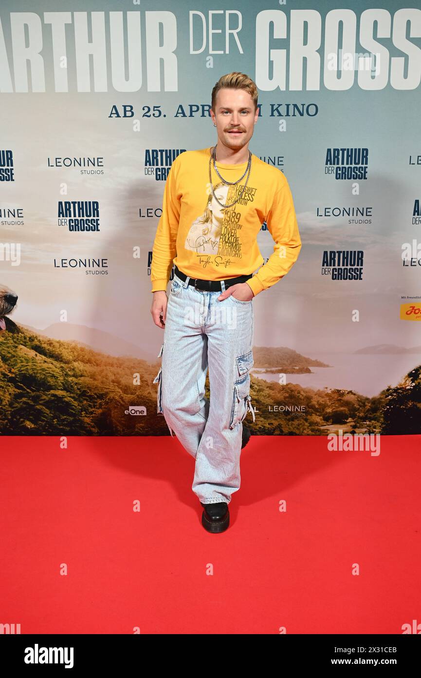 Cologne, Germany. 22nd Apr, 2024. Pince Charming participant Aaron ...