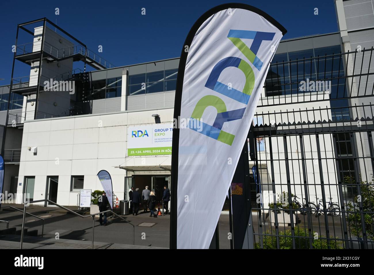 Cologne, Germany. 23rd Apr, 2024. The entrance to RDA Group Travel Expo ...