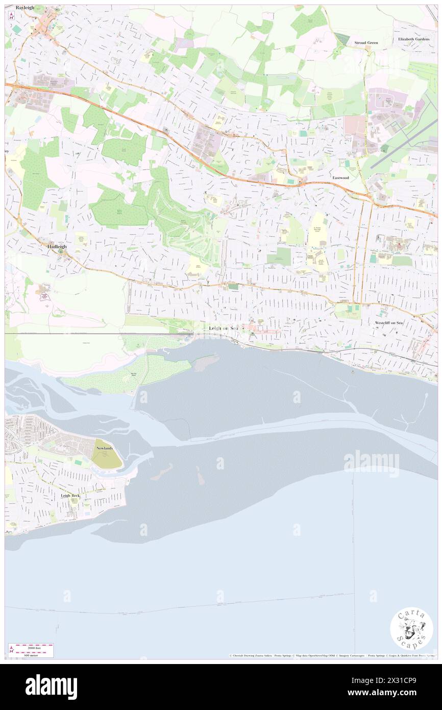 Map of southend on sea hi-res stock photography and images - Alamy