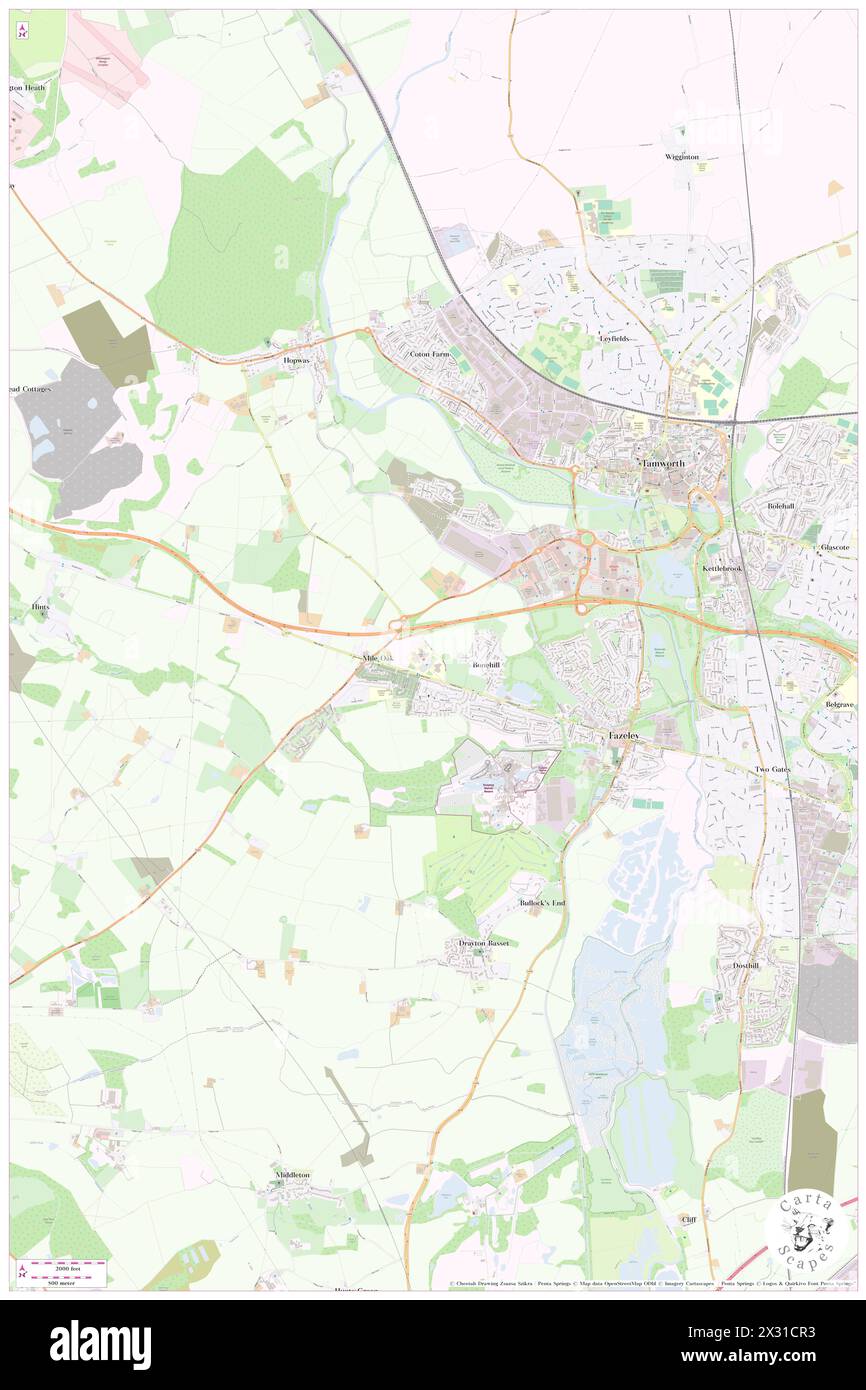 Fazeley, Staffordshire, GB, United Kingdom, England, N 52 37' 15'', S 1 ...
