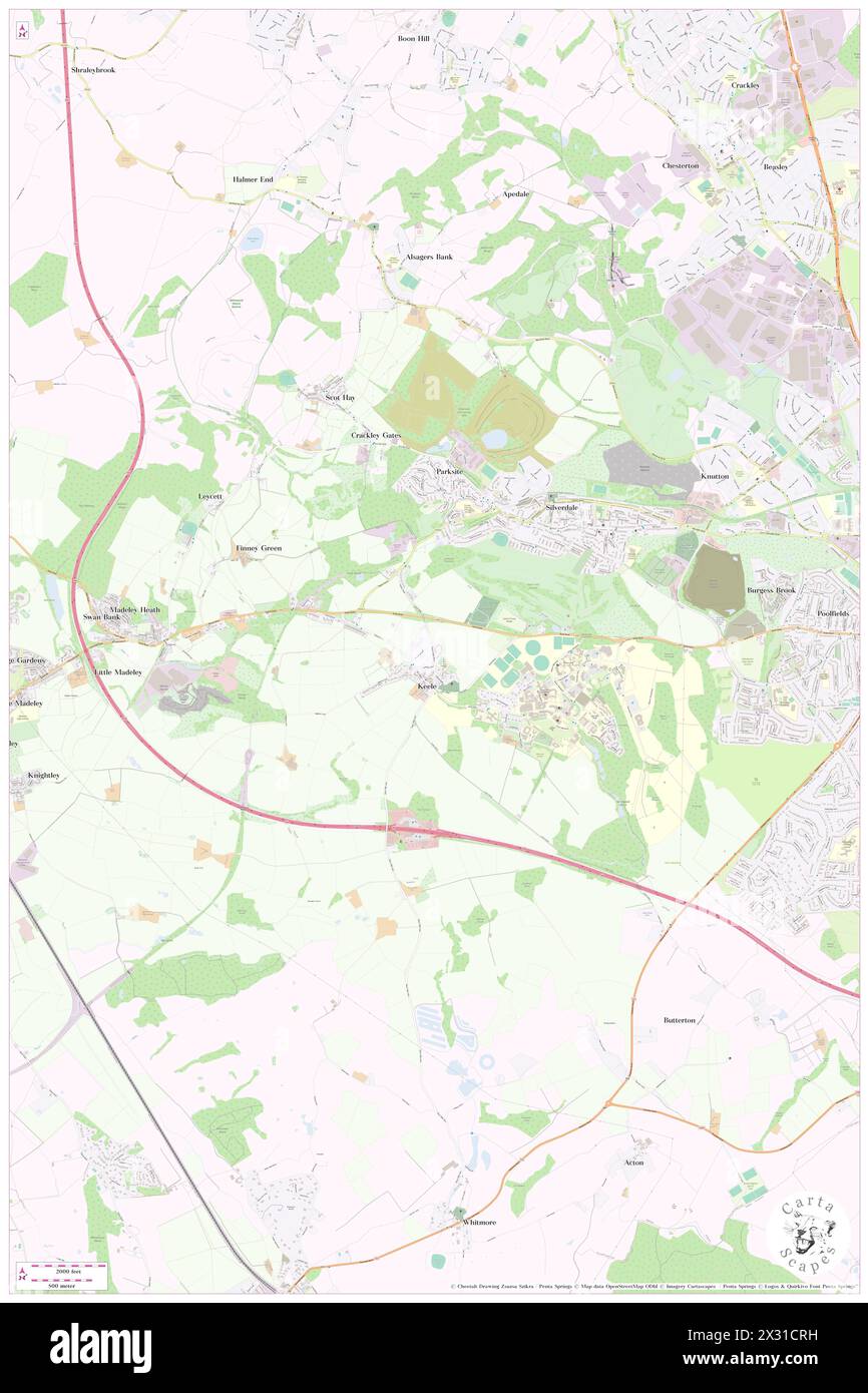 Keele, Staffordshire, GB, United Kingdom, England, N 53 0' 22'', S 2 17 ...