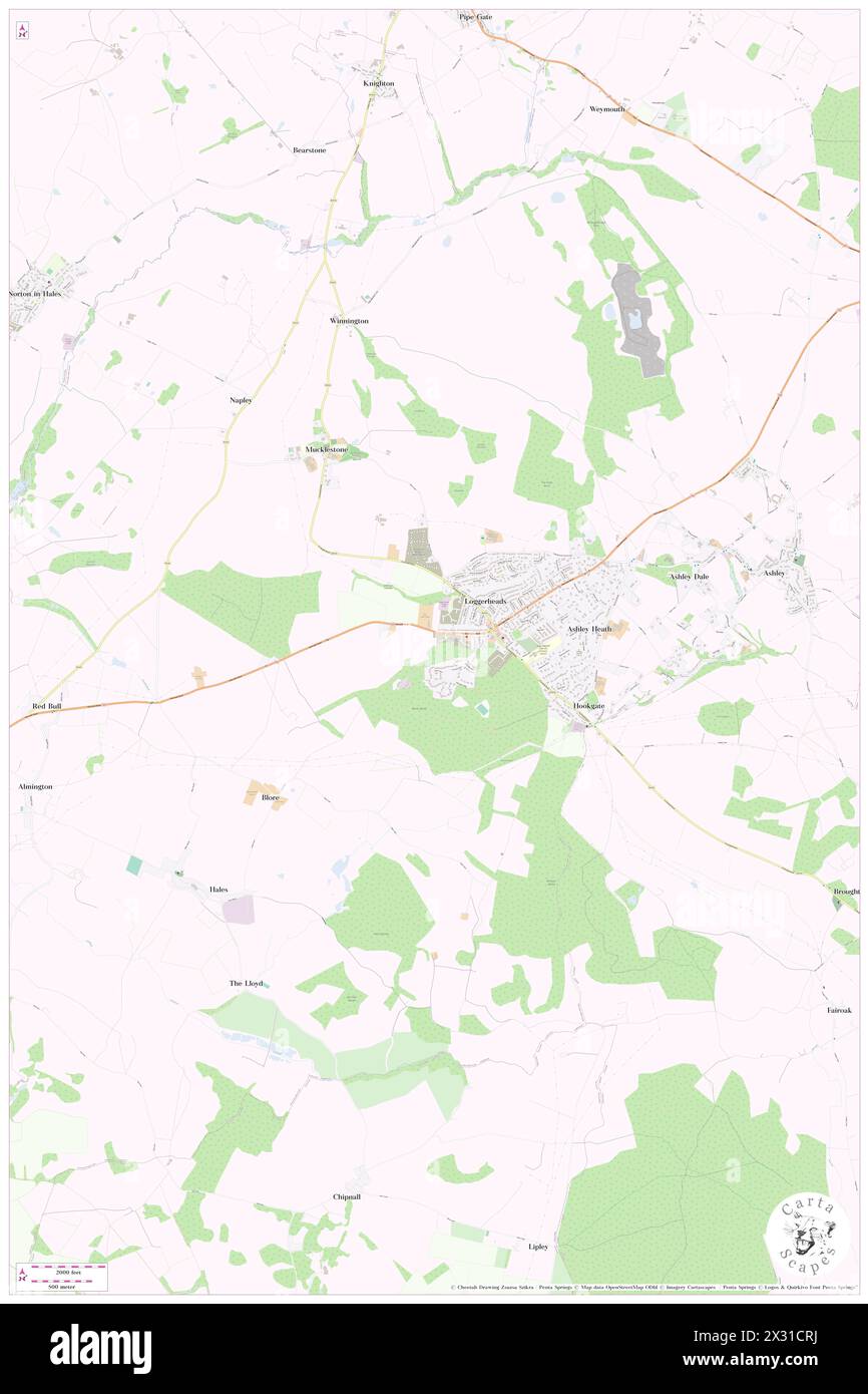 Loggerheads, Staffordshire, GB, United Kingdom, England, N 52 55' 5 ...