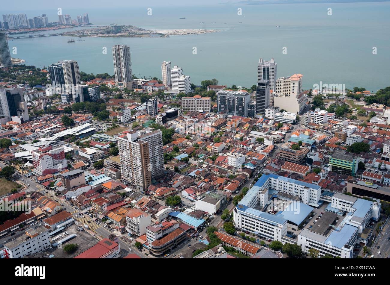 View the City of Georgetown on Penang Island in Malaysia Southeast Asia ...