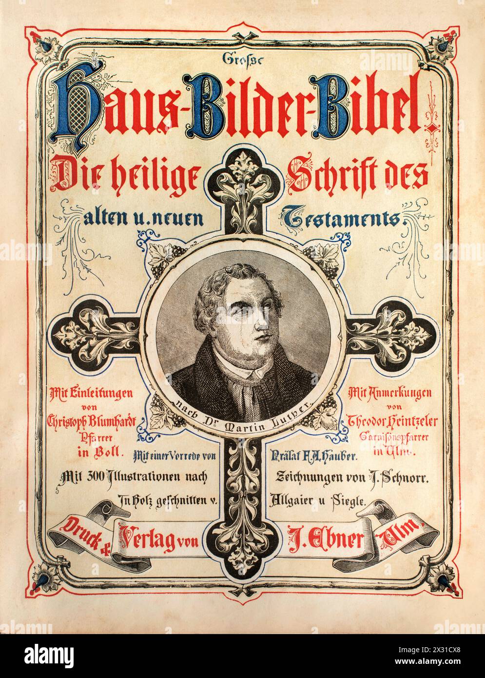 Old illustrated holy bible hi-res stock photography and images - Alamy