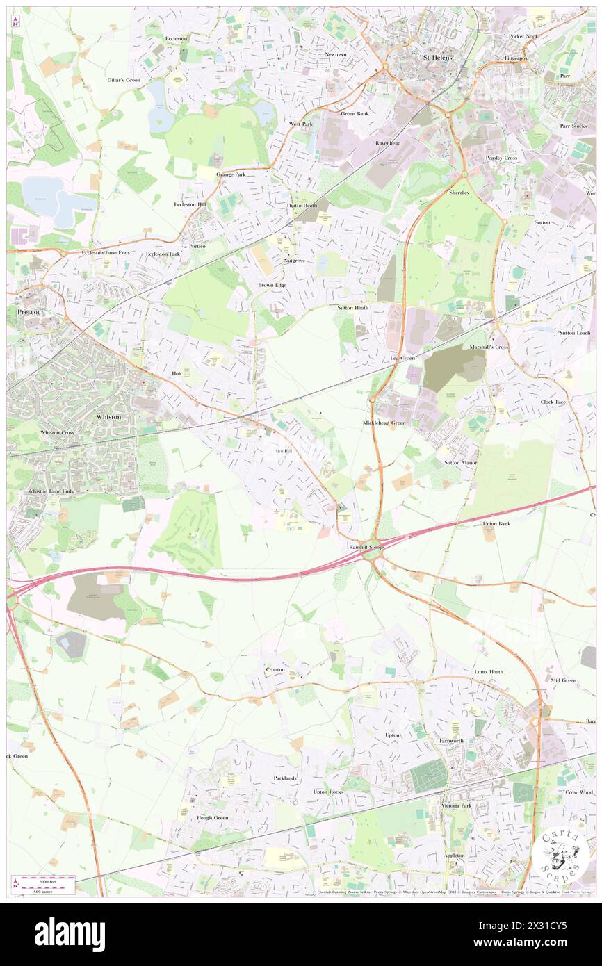Rainhill map hi-res stock photography and images - Alamy