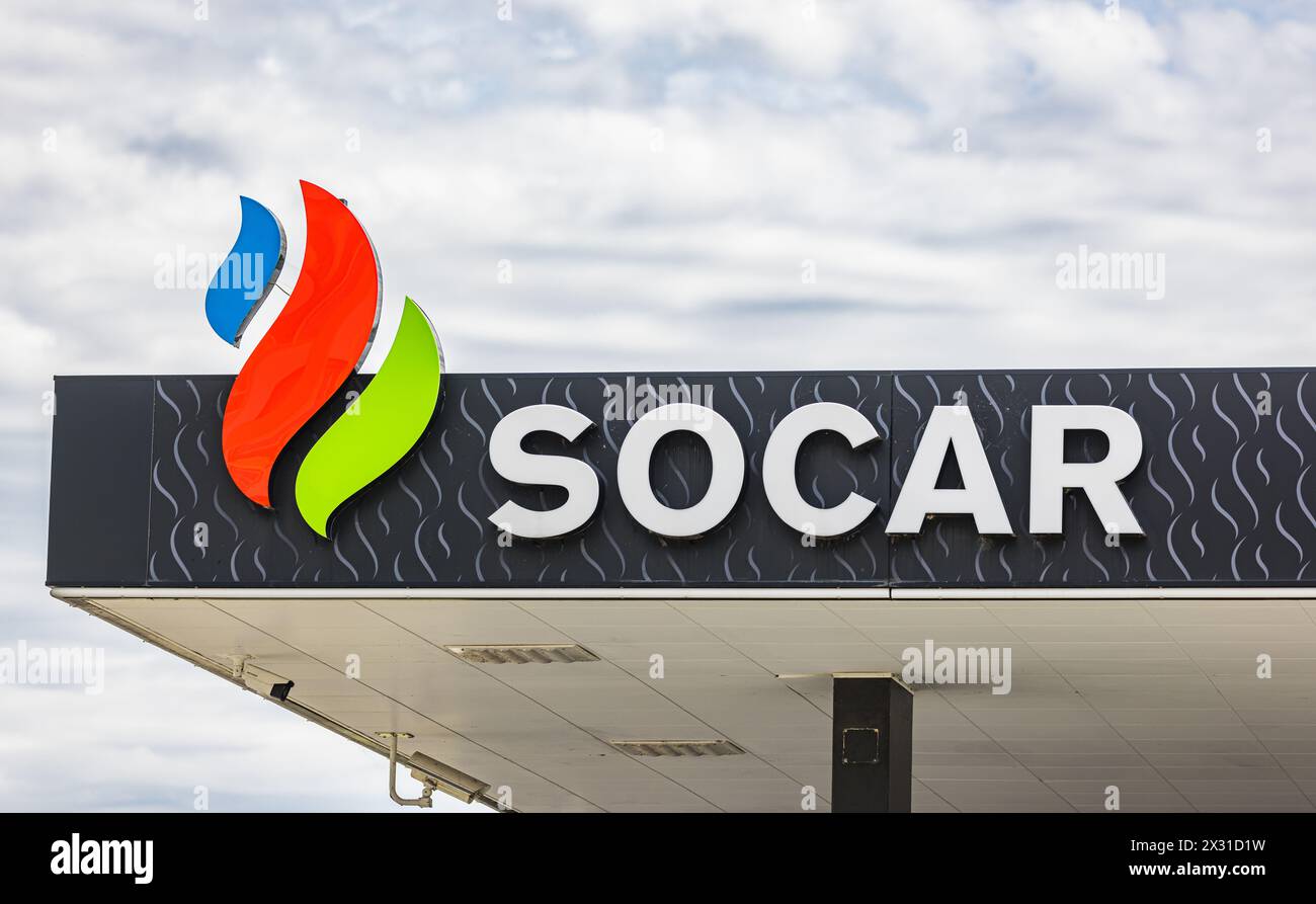 Logo von Socar, einem ausländischen Tankstellenbetreiber in der Schweiz ...