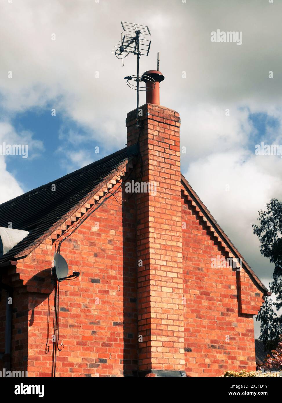 Traditional brick chimney stack hi-res stock photography and images - Alamy