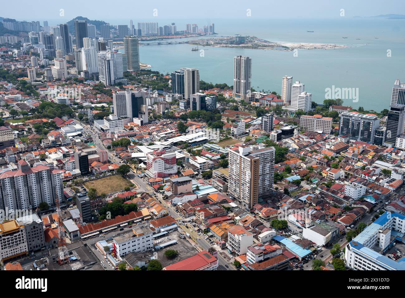 View the City of Georgetown on Penang Island in Malaysia Southeast Asia ...