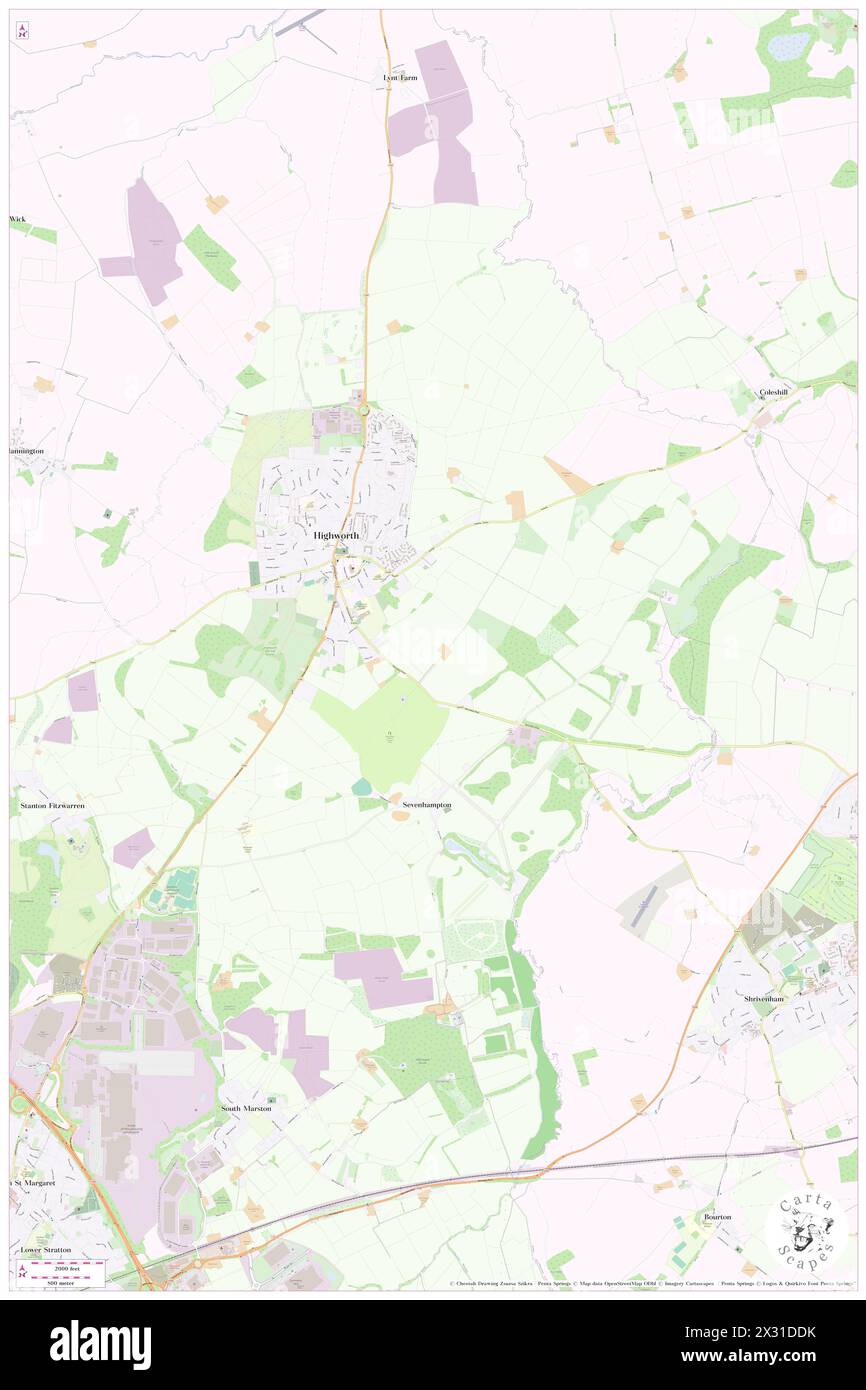 Highworth, Borough of Swindon, GB, United Kingdom, England, N 51 37' 25 ...