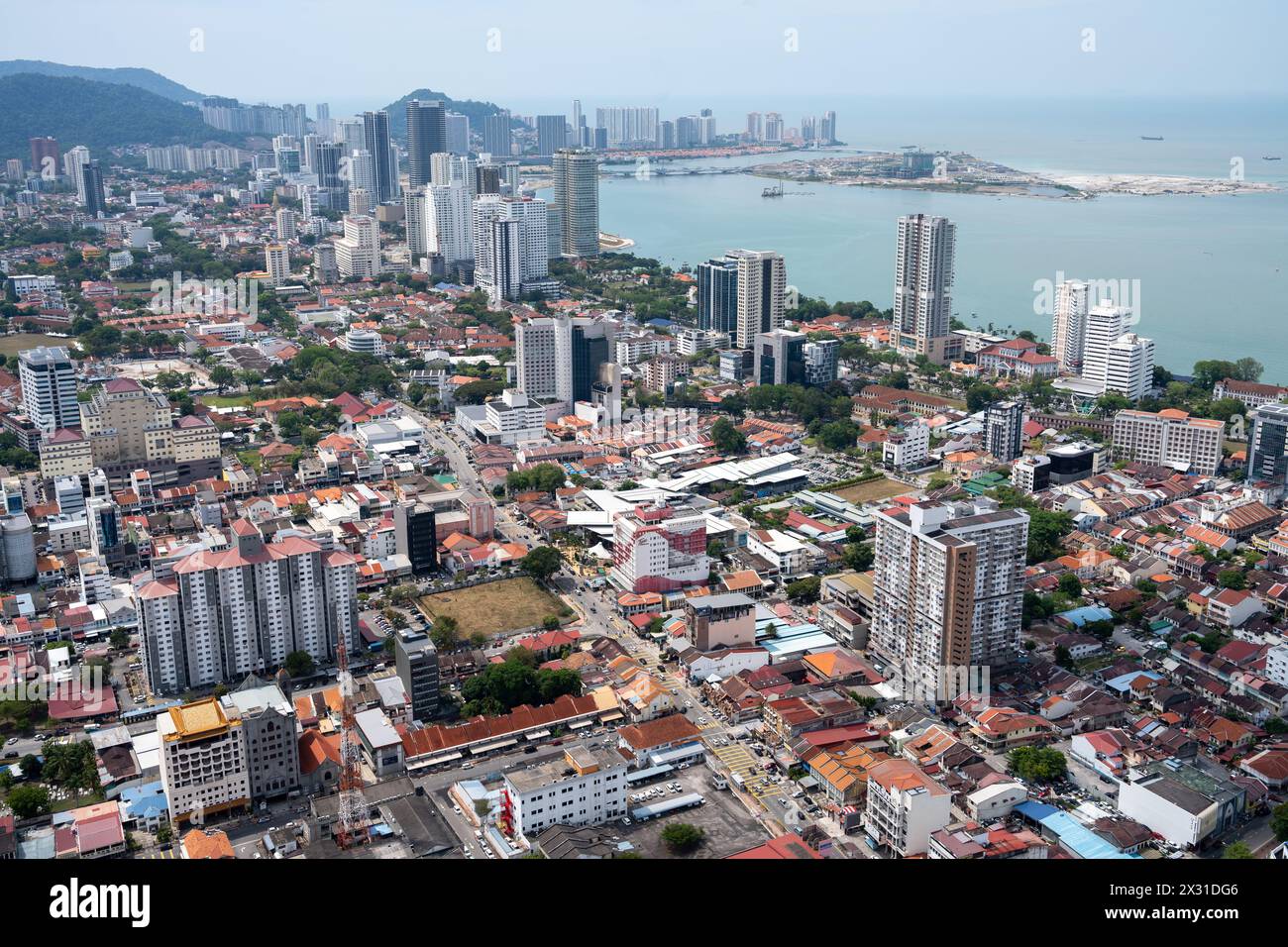 View the City of Georgetown on Penang Island in Malaysia Southeast Asia ...