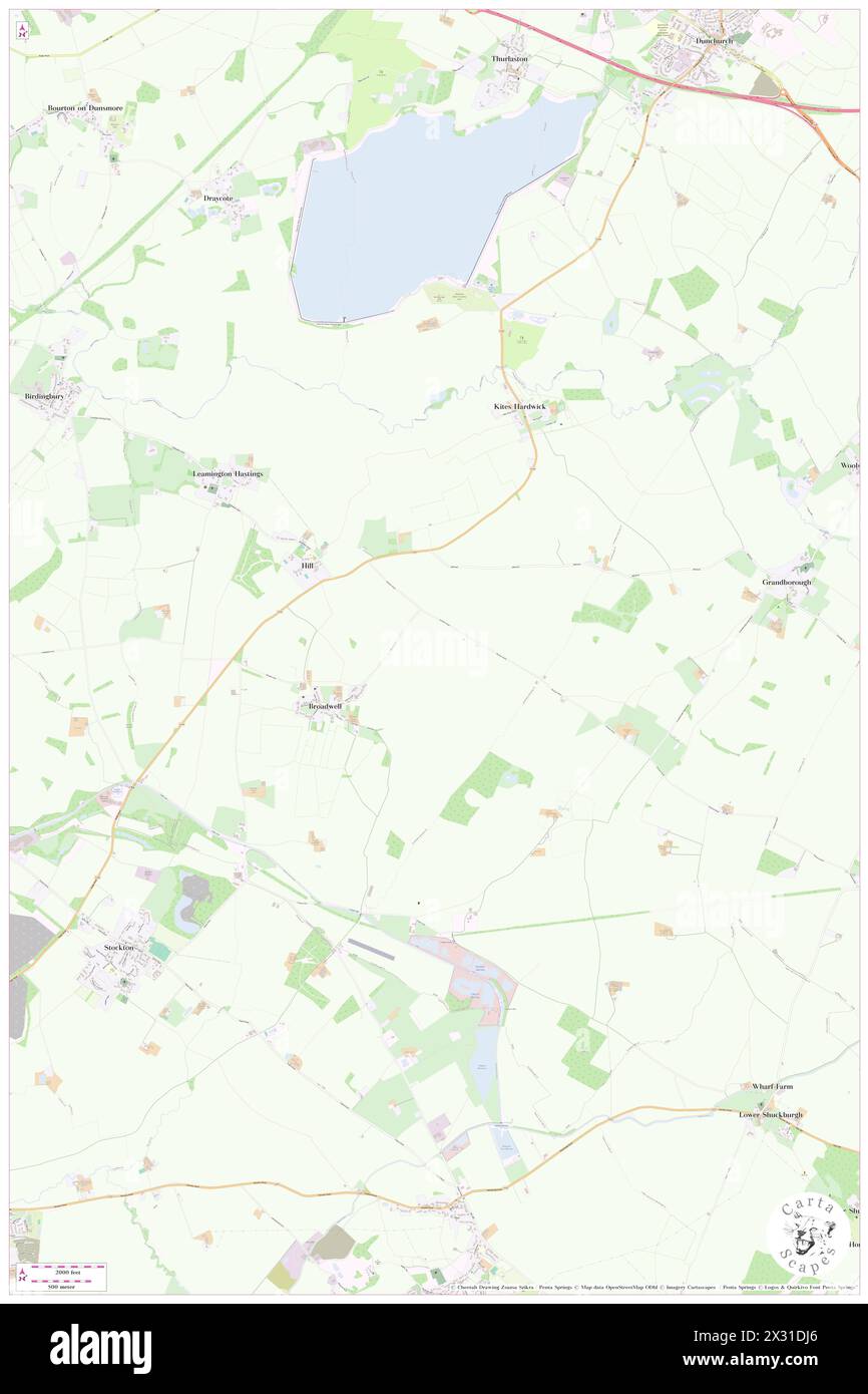 Map of leamington hi-res stock photography and images - Alamy
